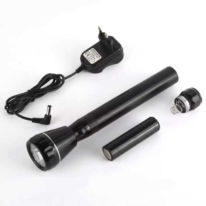 GePass Rechargeable LED Flashlight High Range Torch Flashlight RL-202 ...