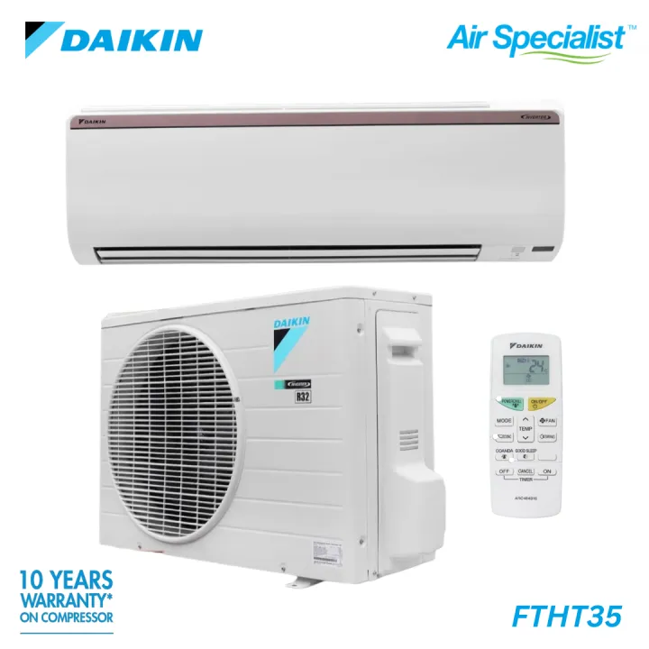 Daikin 1 ton Inverter Ac | Split Ac | Hot and Cold | FTHT35UV | PM 2.5 ...