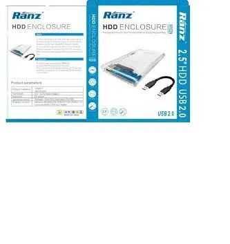 HARD DISK CASE SATA 2.5 INCHES FOR LAPTOP SATA HARD DISK AND SSD RANZ ...