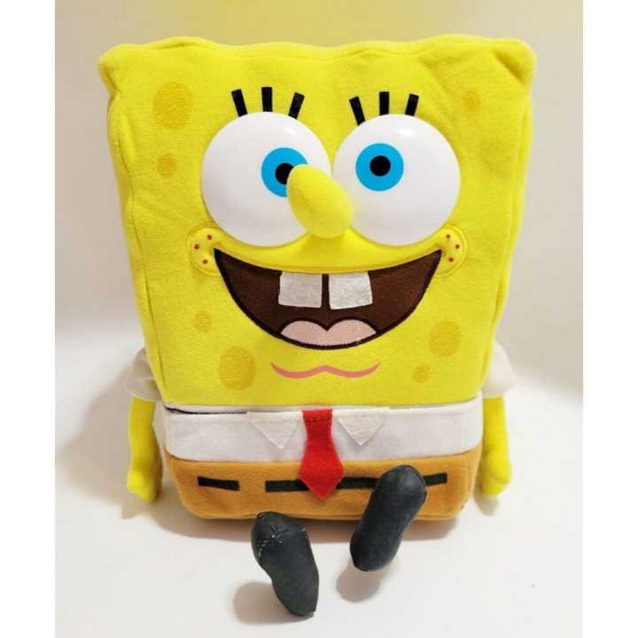 Spongebob Teddy Stuffed Toy For Kids Yellow Color Soft Fiber | Daraz.com.np