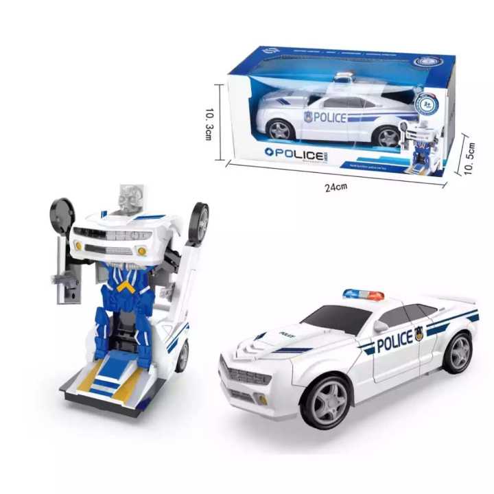 Transformer Robert Police Toy Car With Light and Music | Daraz.com.np