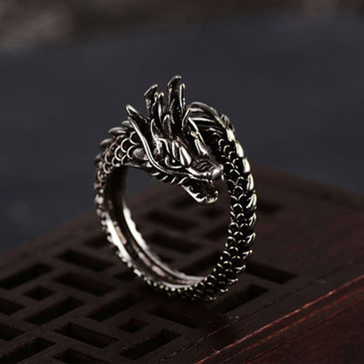 Halloween Horror Ring Dragon Claw Ring Gothic Dark Punk Assertive Ring ...