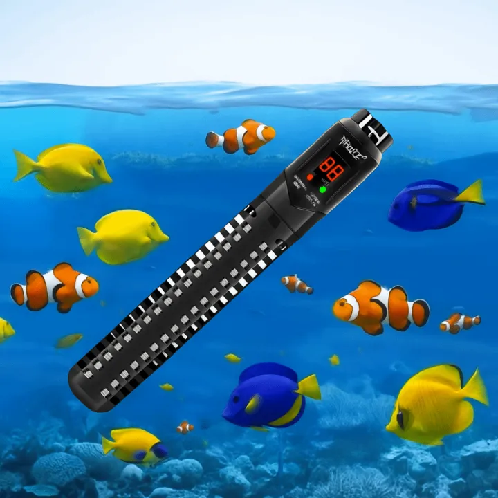 Practical 50-500W Fish Heating Rod Adjustable Leave Water Power Off ...
