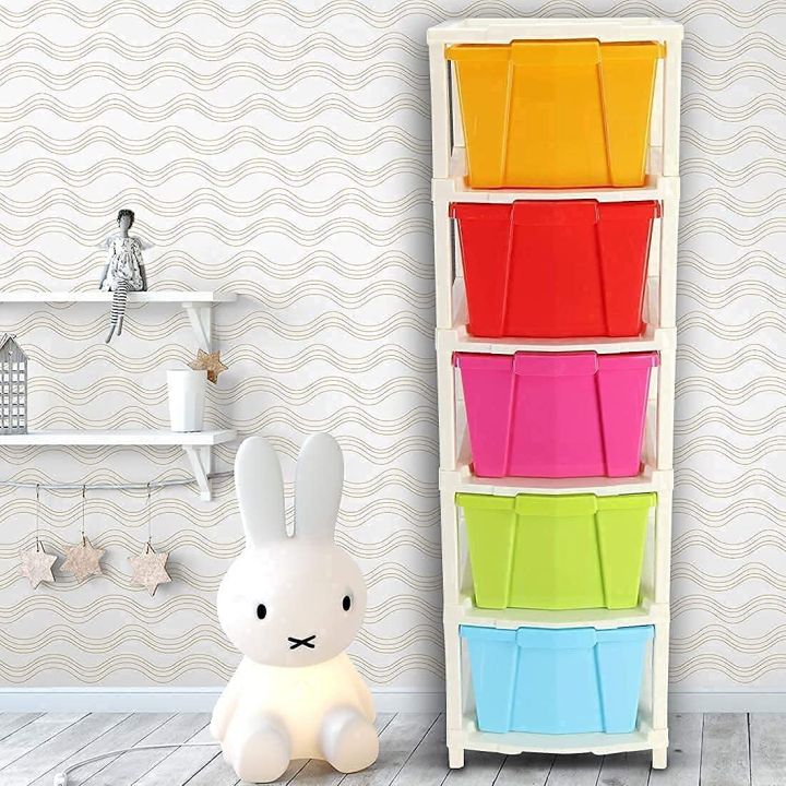 5 Layer Plastic Multipurpose Drawer For Storage Use Modular Drawer ...