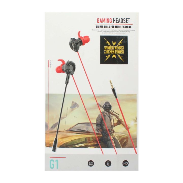 Red/Black G1 Gaming Headset | Daraz.com.np