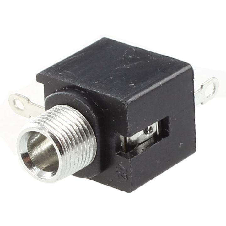 10 Pcs 3 Pins Chassis Mount Female 3.5mm Mono Jacks Socket Connectors ...