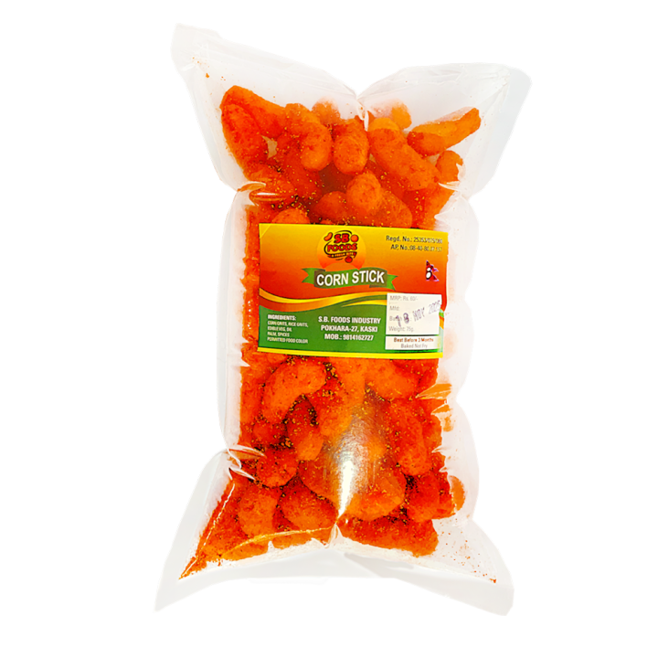 SB Food's Corn Sticks Snacks - 75 gm - Pack of 5 | Daraz.com.np