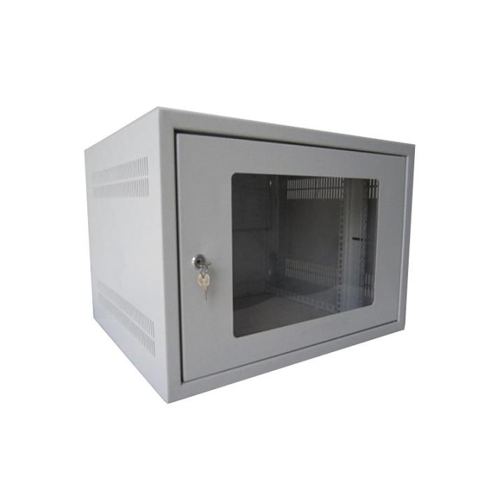 Comrack 12U Wall Mount Network/Server Data Cabinet Rack - Silver/White ...