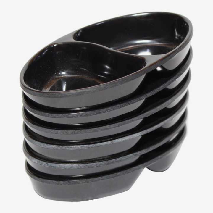 Black Melamine Pickle Bowl 3 Inch Set Of 6 | Daraz.com.np