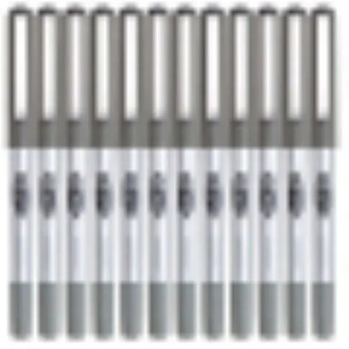 Comix Needle Roller Pen RP601 0.5mm Roller Pen A Set of 12 Black Gel ...