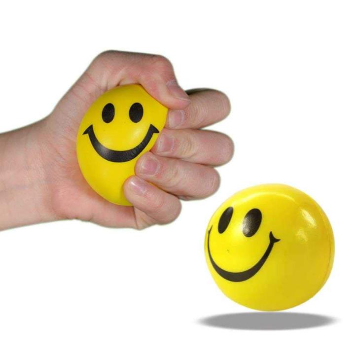 Smiley Face Anti Stress & Hand Exercise Balls 2pcs | Daraz.com.np