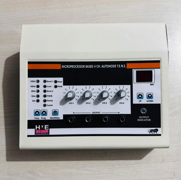 Tens Machine For Physiotherapy / Microprocessor Base 4 Channel Tens ...