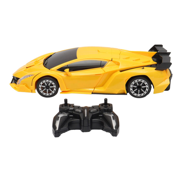 1:18 Transformer RC Car Toy - Remote Control, One-Button Transform ...