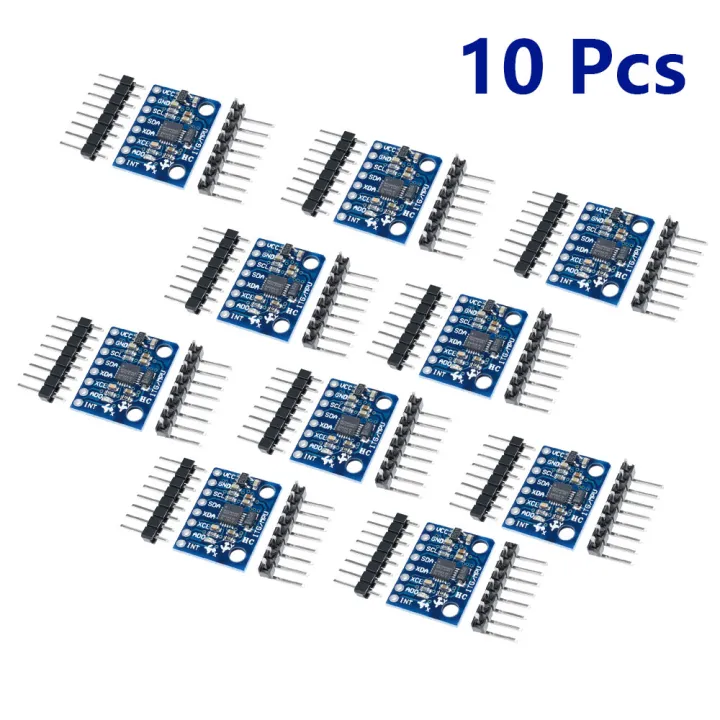 1-10Pcs GY 521 MPU-6050 3 Axis Analog Gyroscope Sensors Module MPU6050 ...