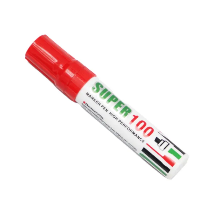 Red Super 100 Marker Pen | Daraz.com.np