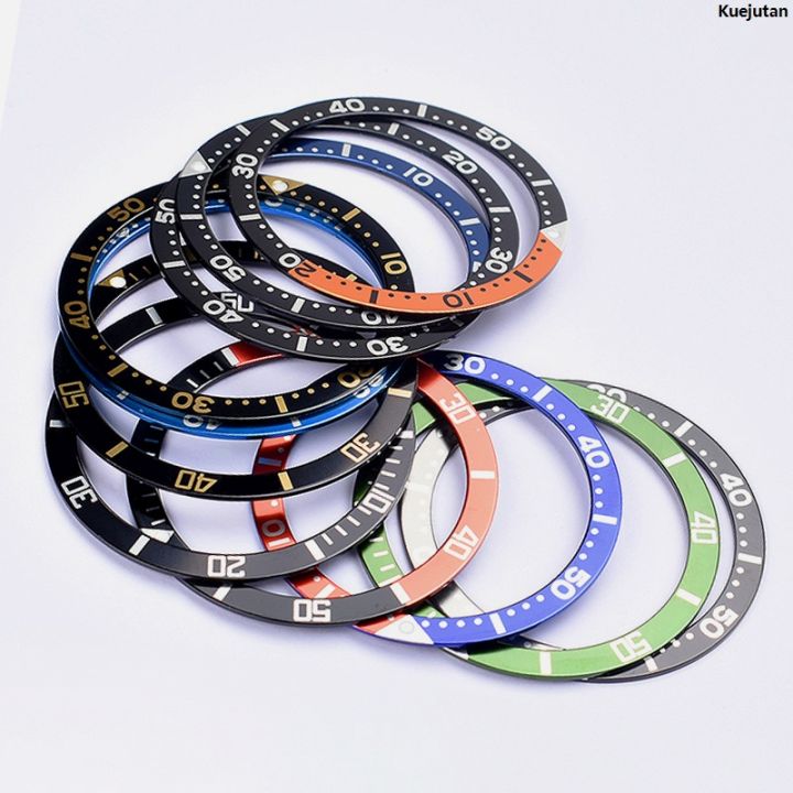 KuejutanAffordable 39mm Flat watch bezel insert Fit seiko 6105 6309 ...