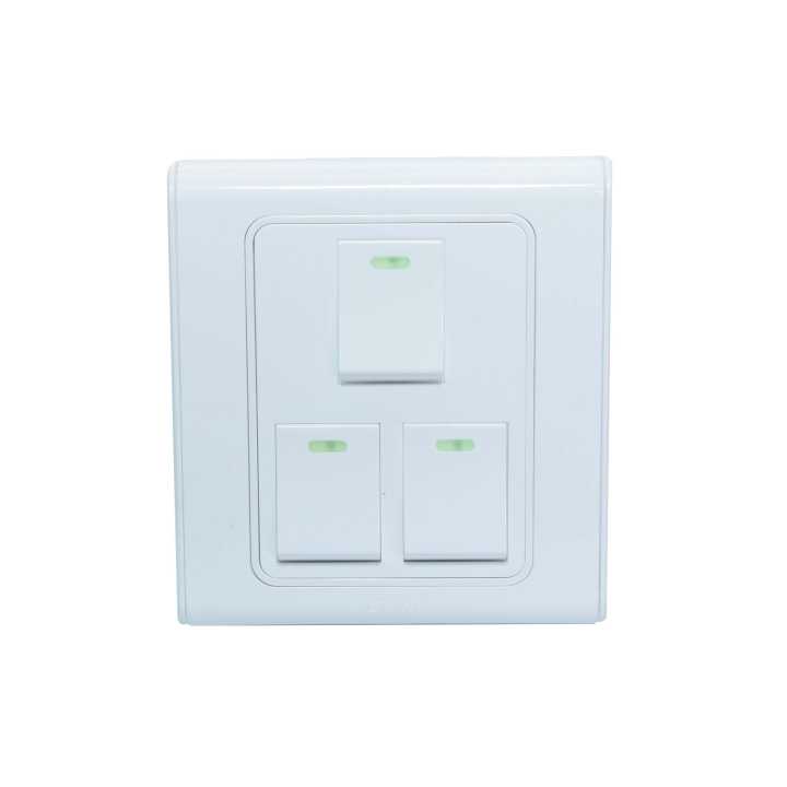 Euro 3 Gang Switch 3x3 | Daraz.com.np