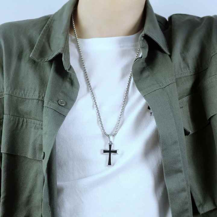 ANX Cross Stainless Men's Pendant / Designs Available/Metal Locket ...