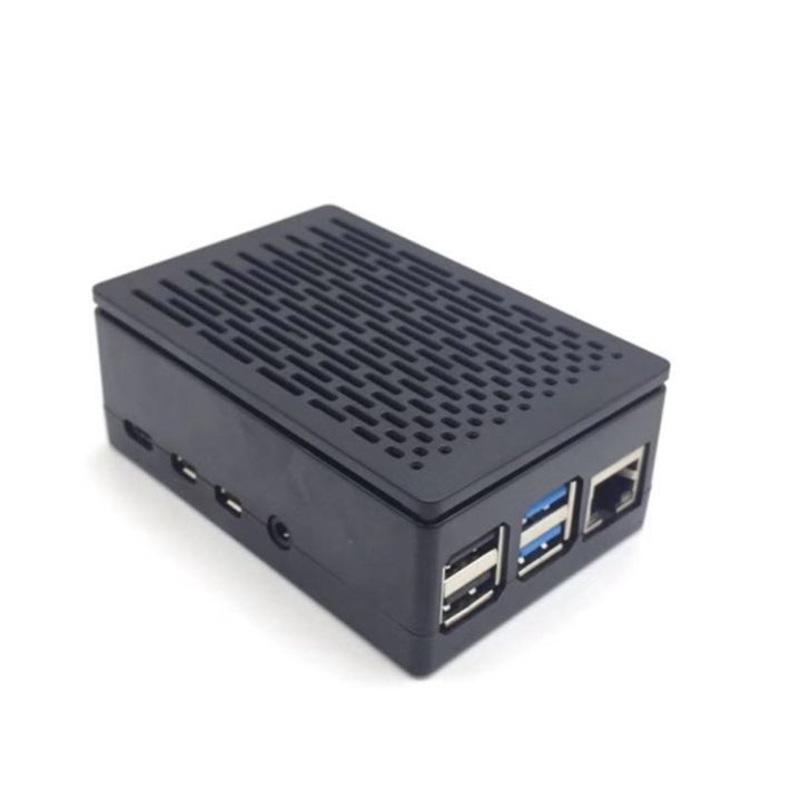 for Raspberry Pi 4 Case Shell Box Enclosure Installable Cool Fan ...
