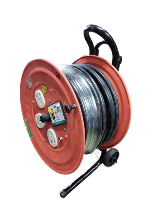 Cable Drum Extension Cord With 30 Meters Cable Reel | Daraz.com.np