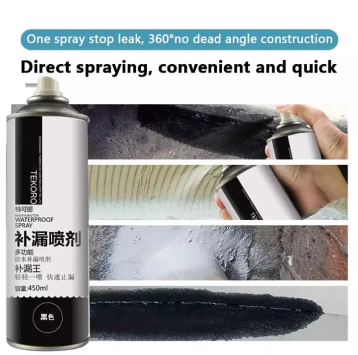 450ml Waterproof Leak Seal Repair Spray Cracks Leakage Mending Glue ...