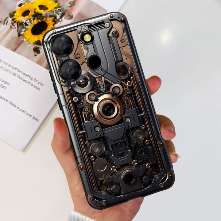 For ITEL A60 Case For Itel A60s A662LM Fashion Flower Back Cover ...