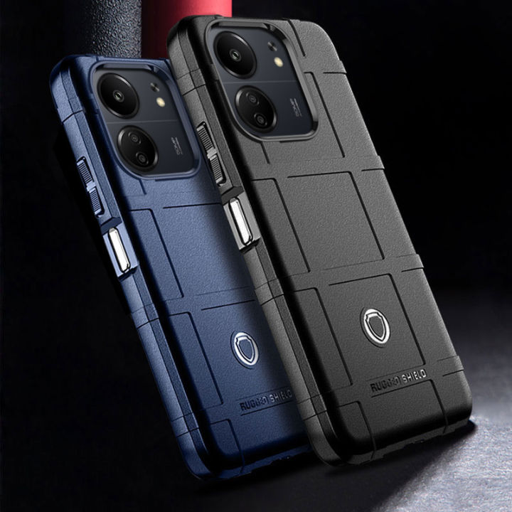 Vantime Case for Xiaomi Redmi 13C / Poco C65 Shield Armor Basic Casing Soft Impact-proof Cover ...