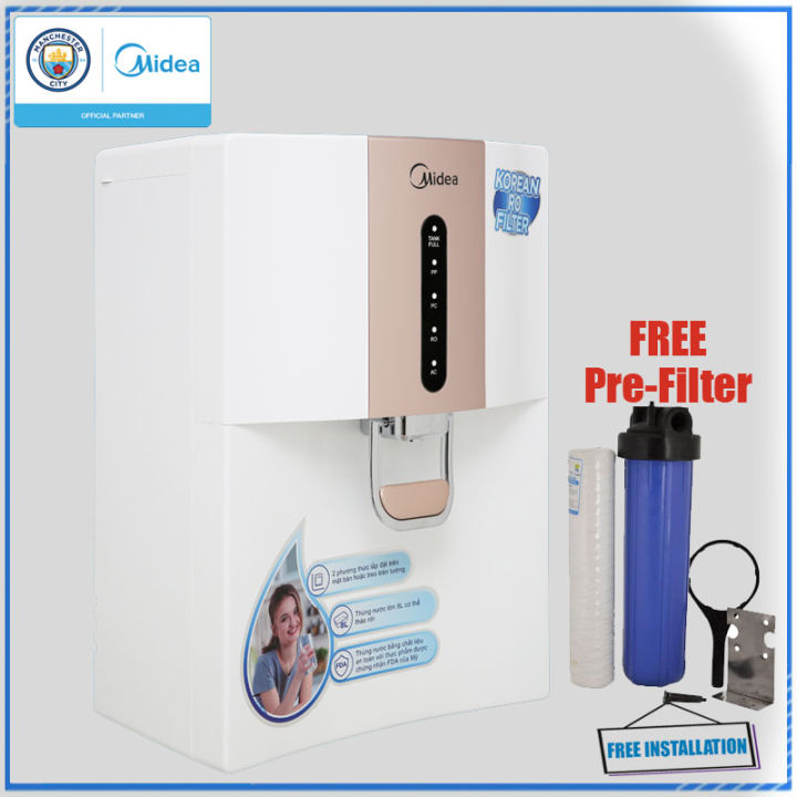 Midea 6 stages RO Water Purifier (JN1742T) - FREE Installation with Pre ...