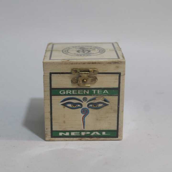 Special Green Tea Simple Wooden Box 50Gm | Daraz.com.np