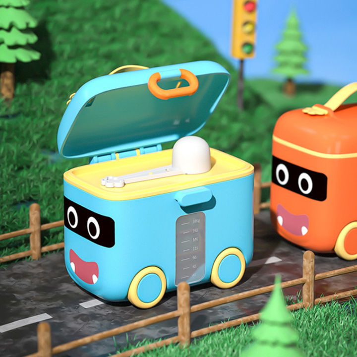 Milk Powder Dispenser - Kids Milk Powder Box Multi-Functional Meal Box ...