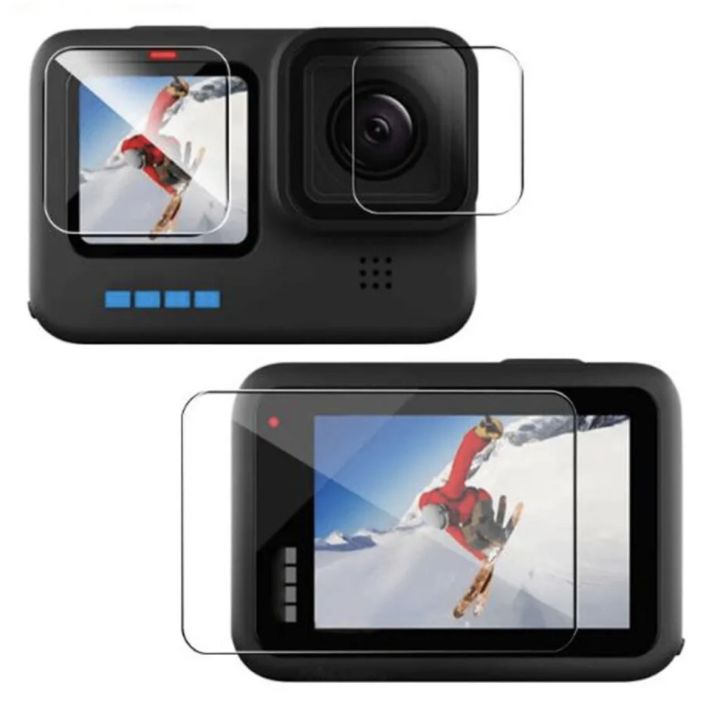 Ultra Clear Tempered Glass Screen Lens Front Screen Protector For GoPro ...