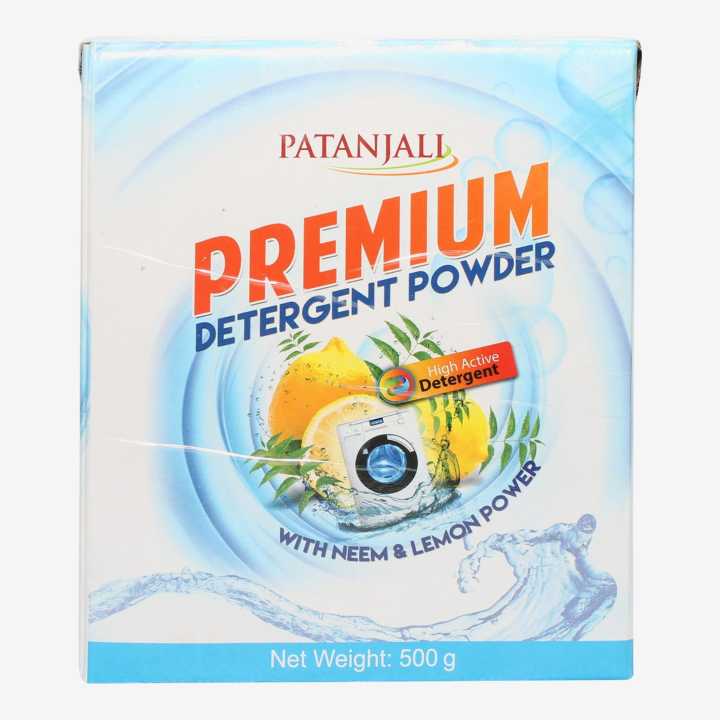 Patanjali Premium Detergent Powder With Neem & Lemon Power 500G | Daraz ...