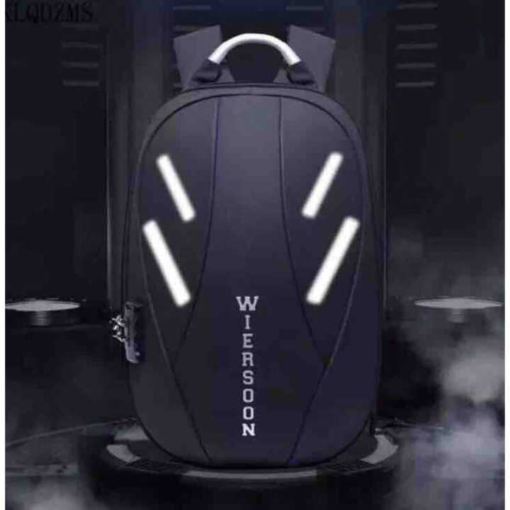 Wiersoon New Fashion Antitheft Laptop Backpack With Number Locking ...