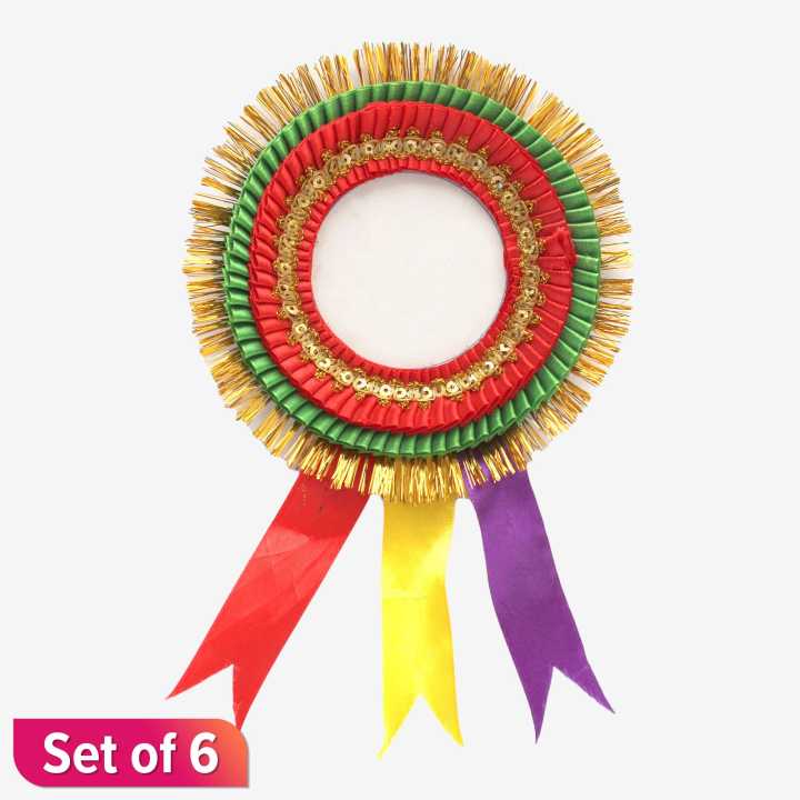 Ribbon Badge ( Four Layer ) for Guest, Awards, Party Celebrations ...
