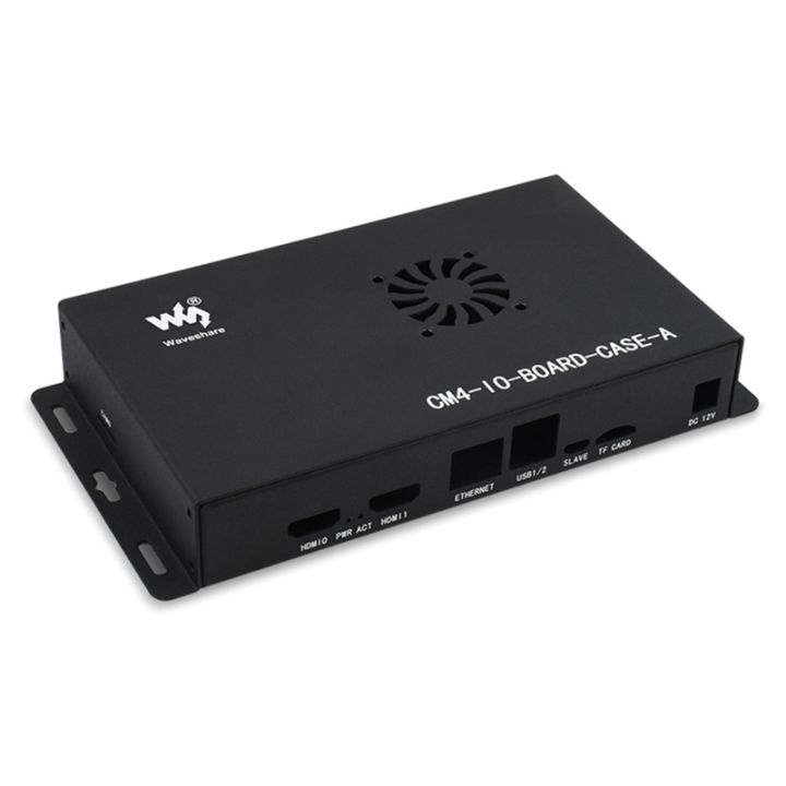 Waveshare Metal Box (A) Designed for Raspberry Pi Compute Module 4 IO ...