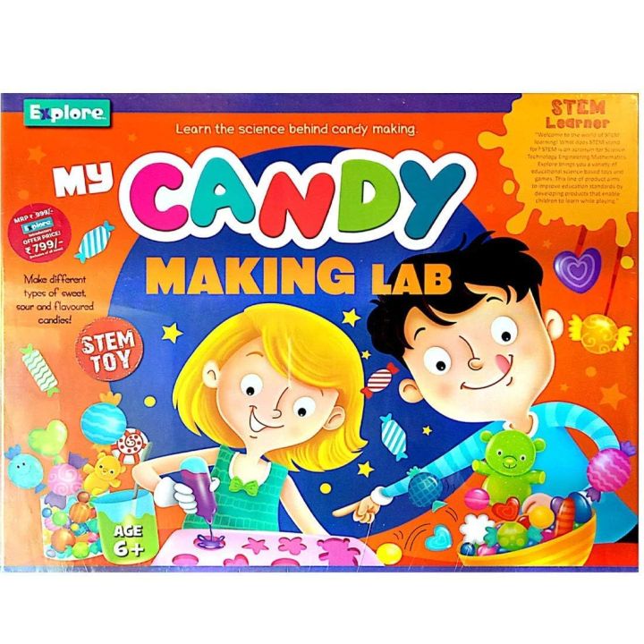 My Candy Making Lab Science Learning & Educational DIY Activity Kit for ...