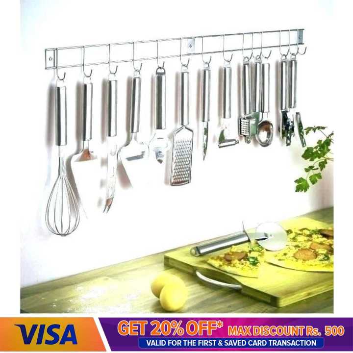 10 Hook Multipropose Kitchen Hanger | Daraz.com.np