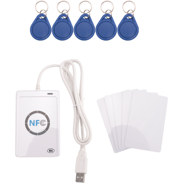 NFC Reader ACR122U USB Contactless Smart IC Card Writer and Reader ...