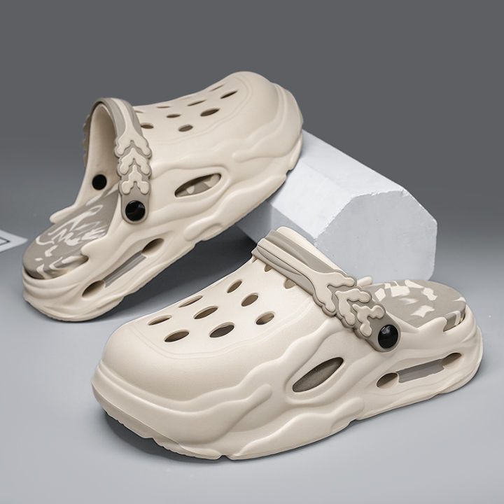 2025 Unique Couple EVA Croc Shoes Non-Slip Wear-Resistant Soft Elastic ...