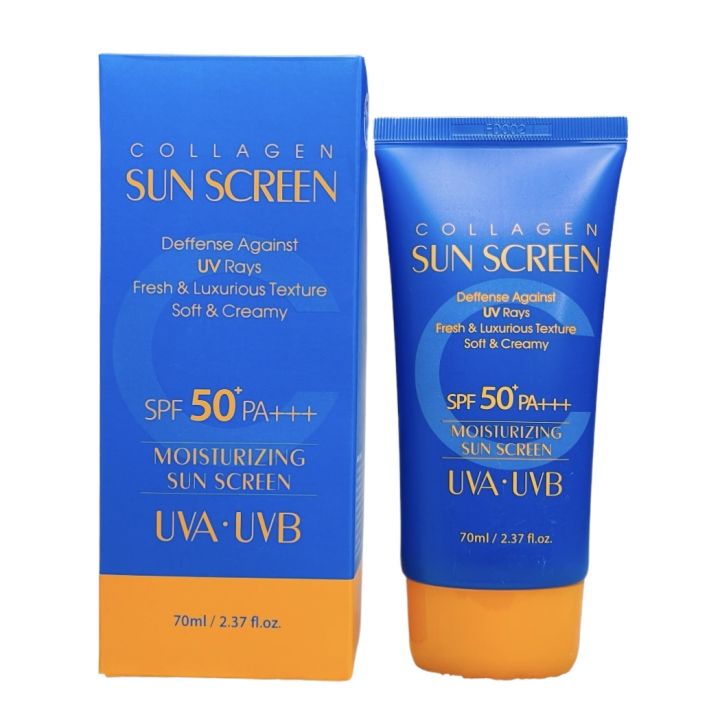 Unisex Collagen Moisturizing Sunscreen With Spf50+ 70ml - Made In Korea ...