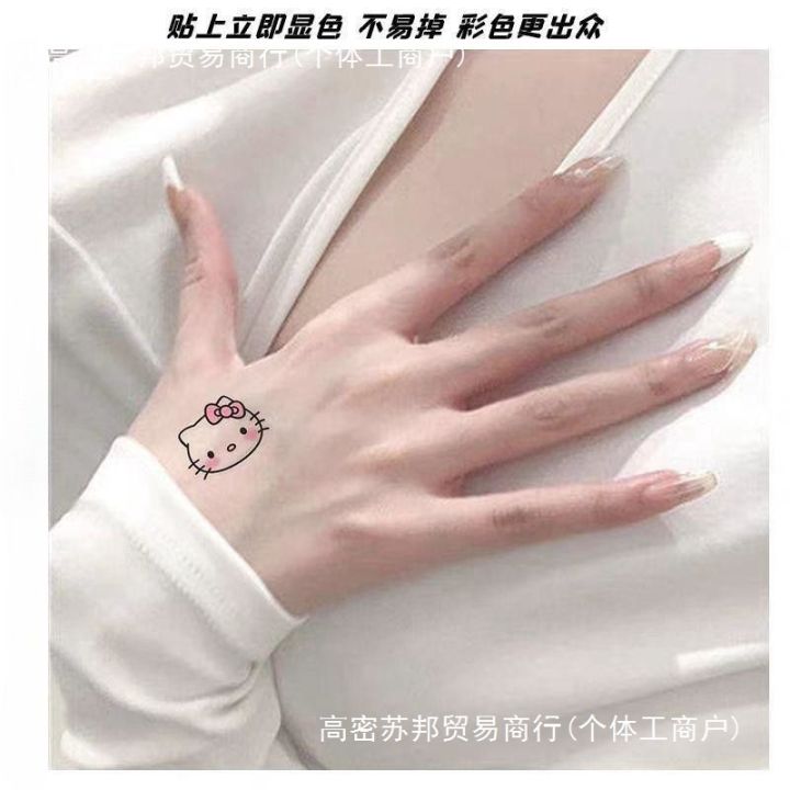 【Whoever uses it, praises it】HelloKitty Painted Tattoo Sticker ...