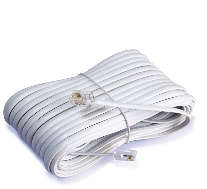 Telephone Wire 10 Meter Extension Line Cord Cable Wire, Land Phone line ...