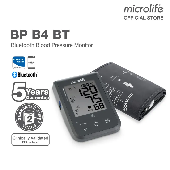 Microlife BP B4 BT Bluetooth® | Digital Blood Pressure Monitor for Home ...