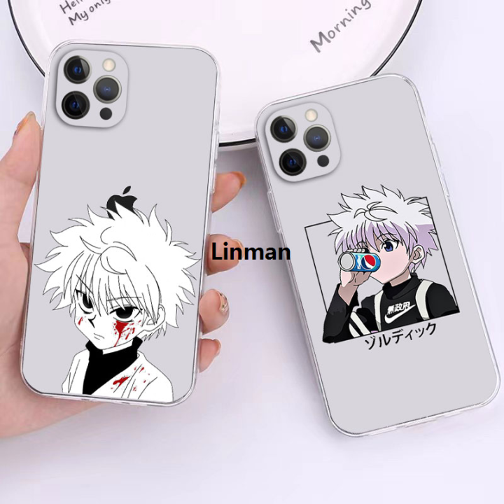 Linman Cute Hunter X Hunter Transparent Phone Case For iPhone 13 12 11 ...