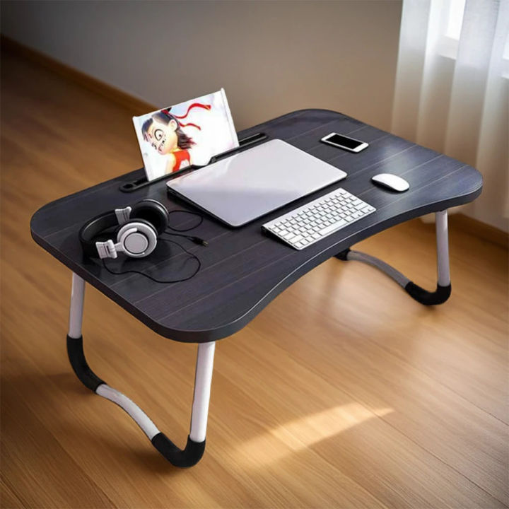 Foldable Laptop and Study Table, Portable, Multicolor, Engineered Wood ...