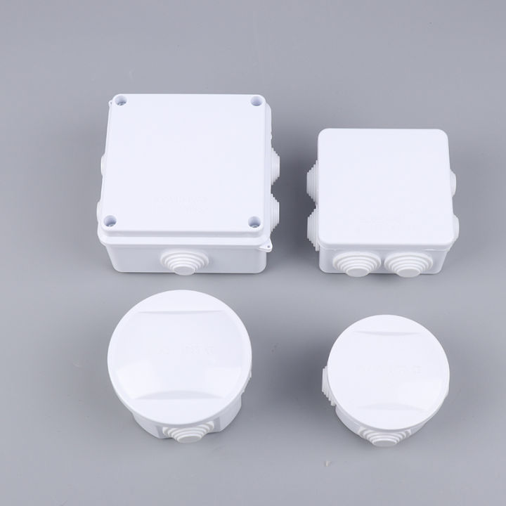 White Connection Cable Branch DIY Waterproof IP65 Power Case Junction ...