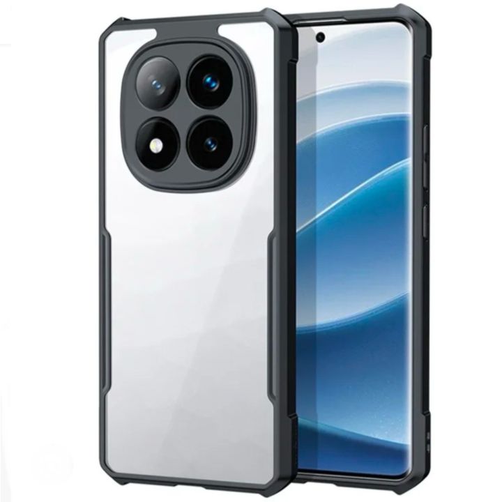 Redmi Note 14 Pro Plus (5G) Clear Transparent With Bumper Cover Case ...