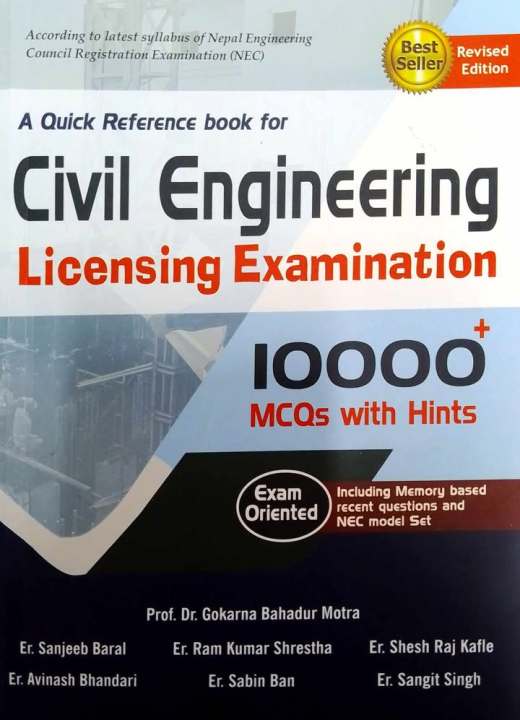 A Quick Reference Book For Civil Engineering Licensing Examination 10000+ MCQS with Hints ...