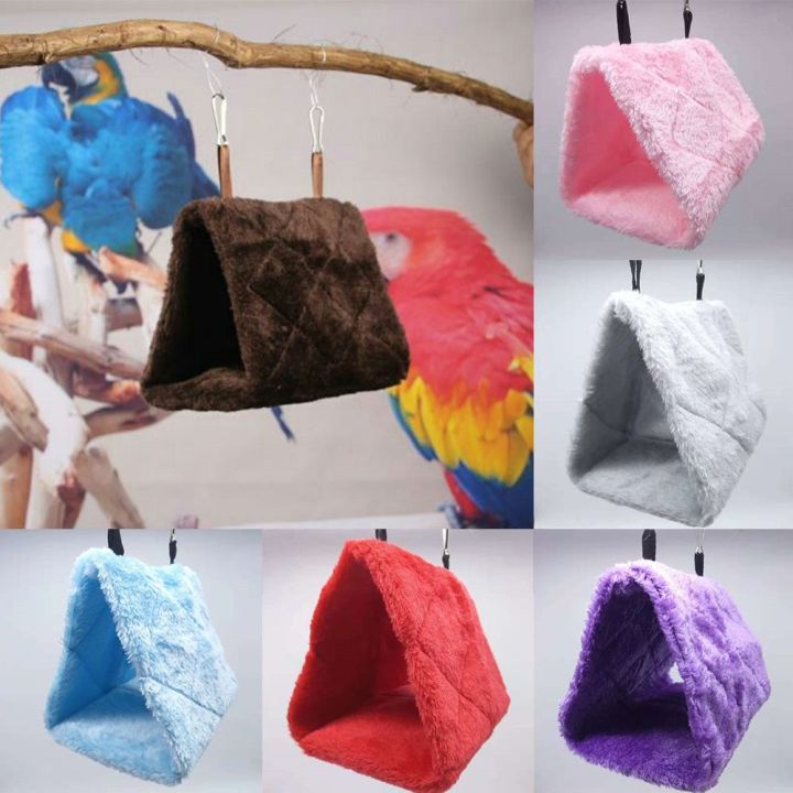 Fashion Parakeet Budgie Hut Tent Bed Winter Bird's-nest Hanging Cave ...