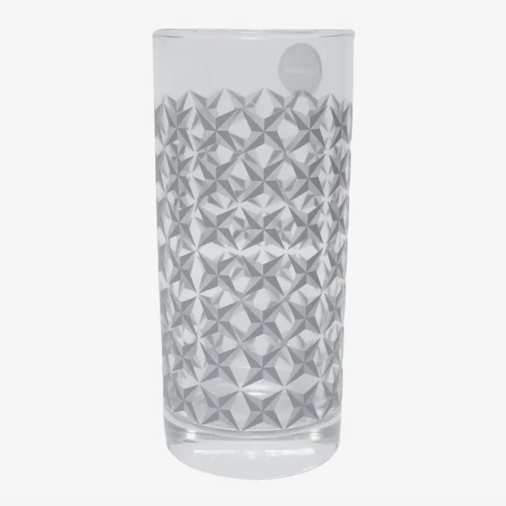 Grey Patterns Printed Water Glass | Daraz.com.np